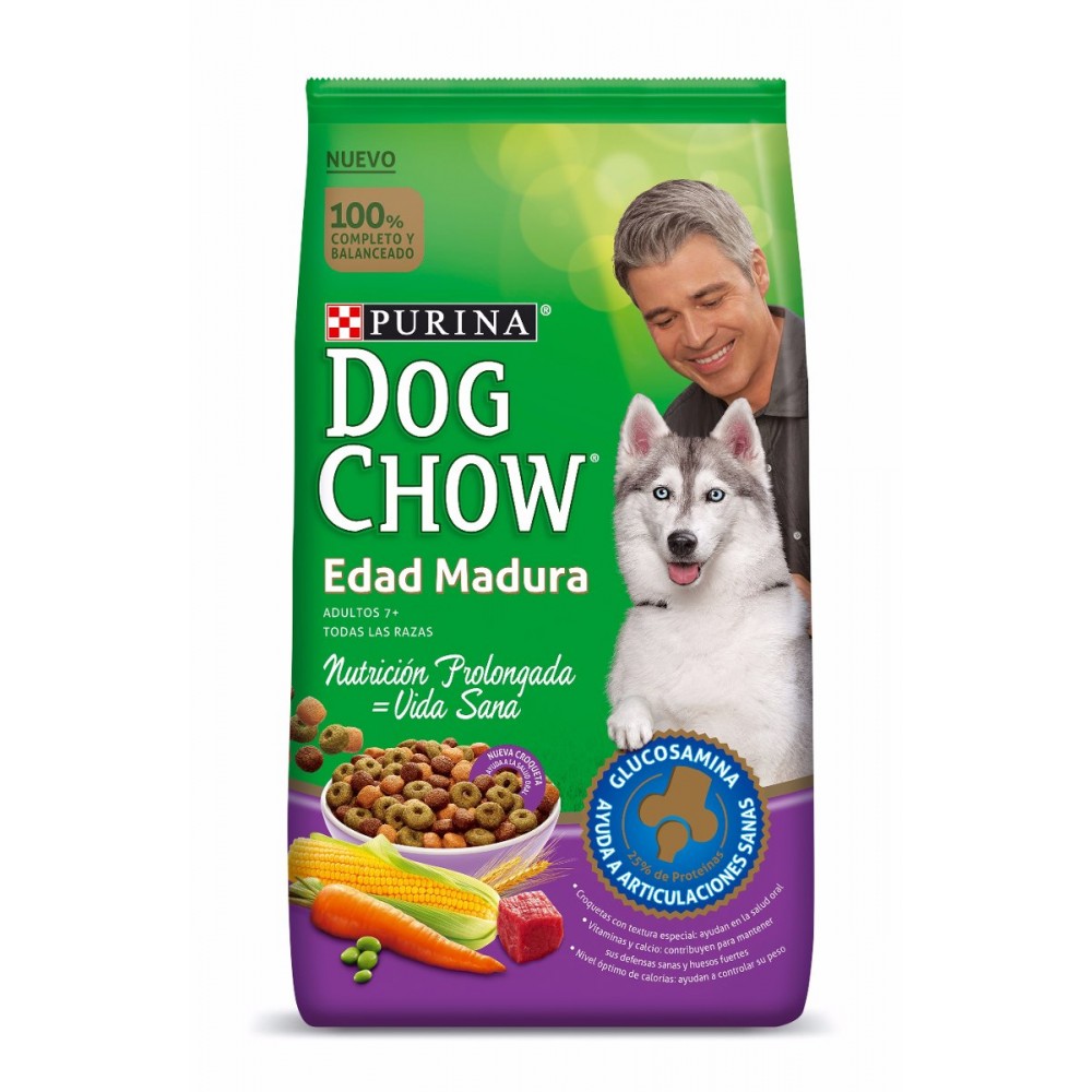 Dog Chow Senior Edad Madura 8 Kgs. - Pet Phone - Tienda de Mascotas
