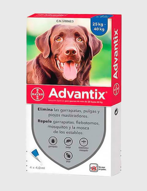 Antiparasitario Externo Para Perros - Advantix - 10 A 25 kilogramos - Pet Phone - Tienda de Mascotas